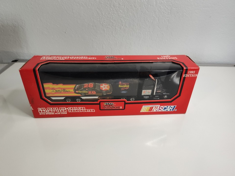Vint. Racing Champions #28 Davey Allison 1:64 Die-Cast Team Transporter ...