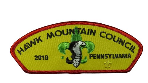 Hawk Mountain Council Reading, PA 1970-present 2010 PA CSP Red Bdr (LA669) | eBay