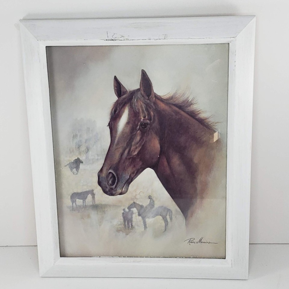 Ruane Manning Framed Horse Prints Set of 2 | eBay