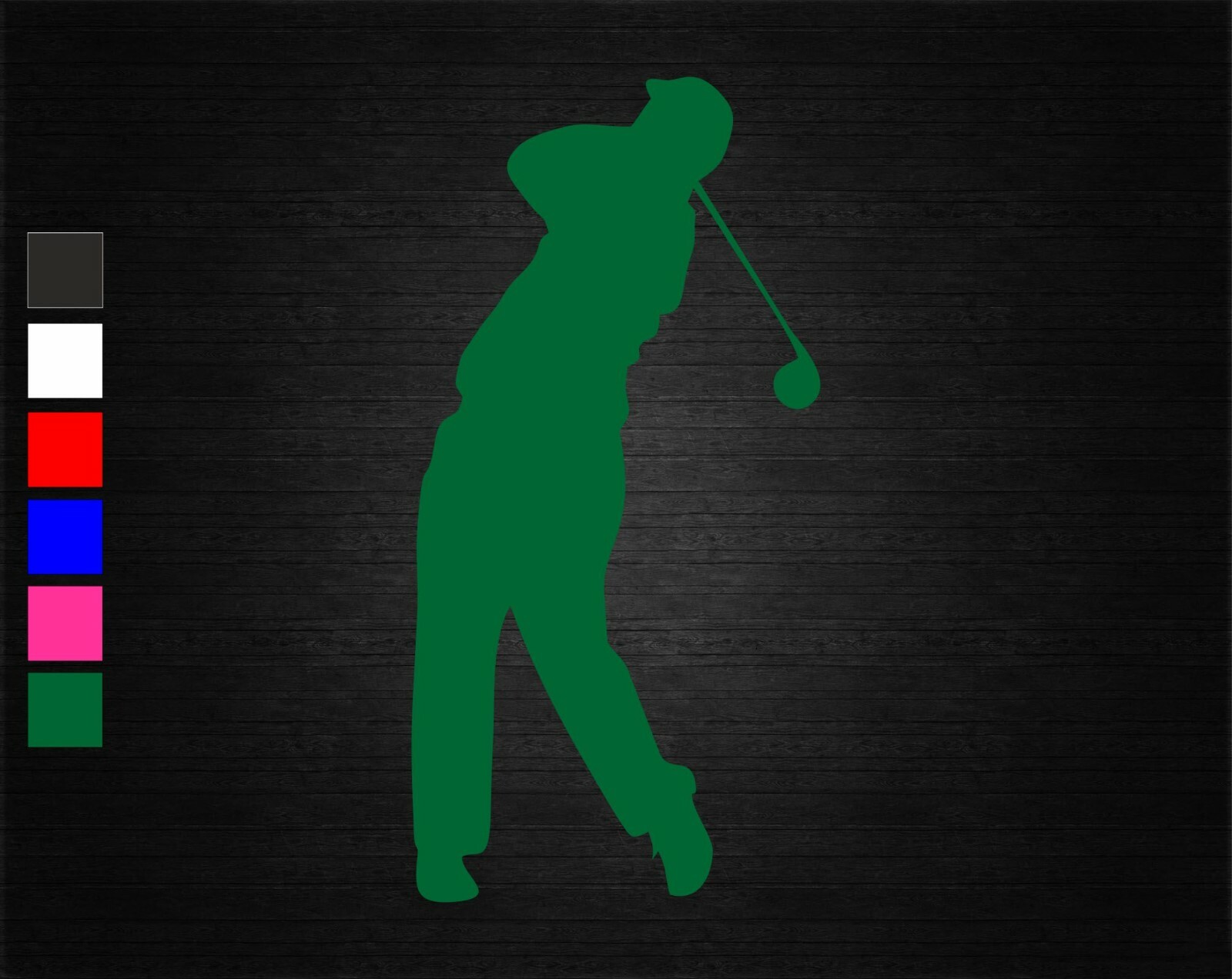 GOLFER GOLF #2 VINYL DECAL STICKER CAR/VAN/WALL/DOOR/LAPTOP/TABLET ...