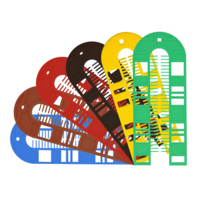 110x45mm BLACK 6mm Round End Horseshoe Packers (box of 500) | eBay UK