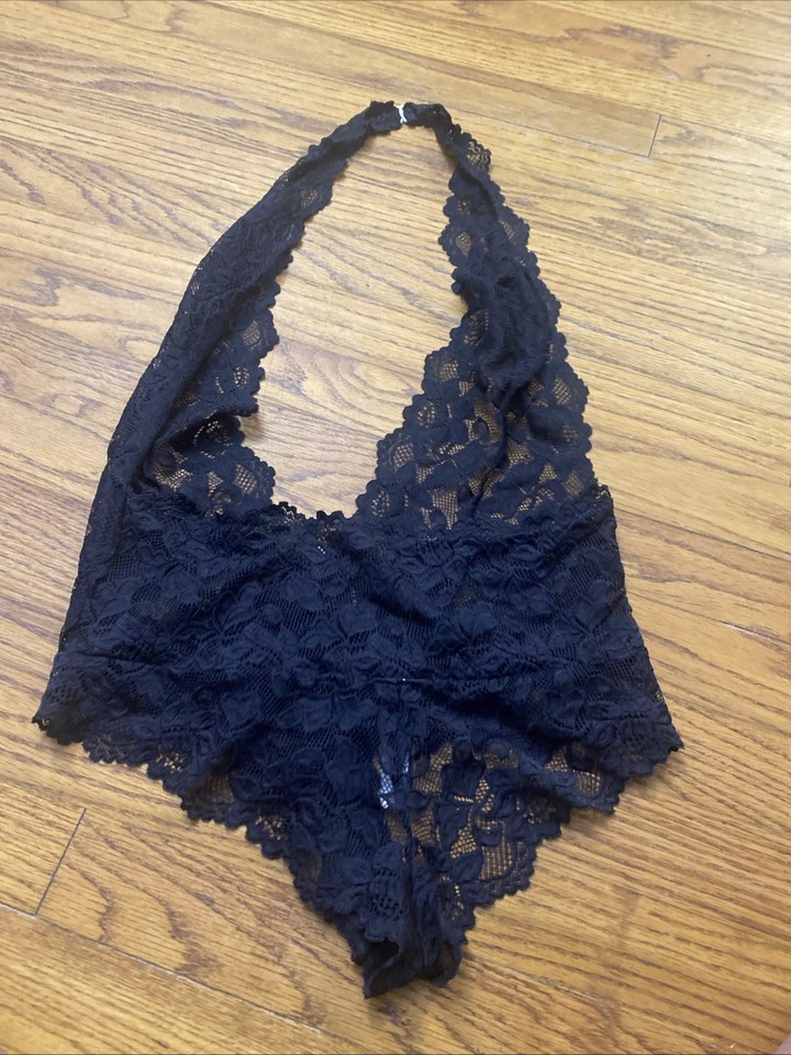Adore Me, All Black Lace, Romper, Teddy Lingerie, Medium | eBay