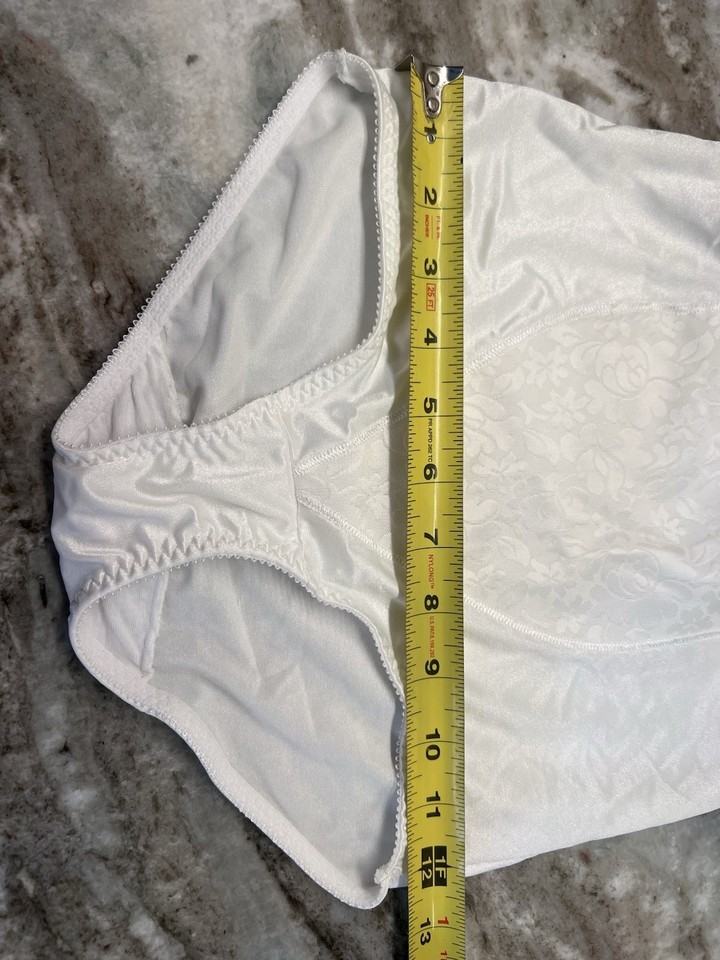 vintage Bali 8372 Light Tummy Control Panel Lace Support Brief Panty M ...