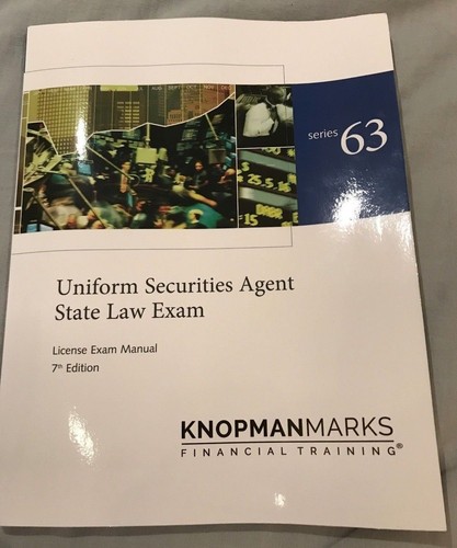 Series 63 Knopman Marks Study Guide | eBay