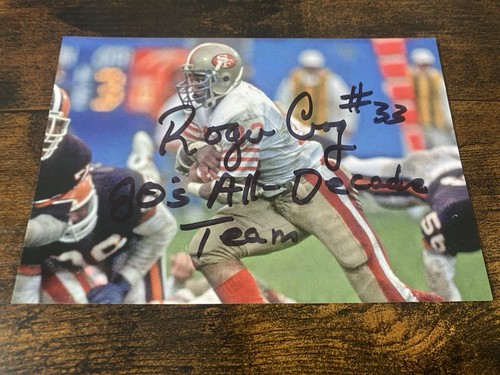 ROGER CRAIG Authentic Hand Signed Autograph 4x6 Photo 3x Super Bowl ...