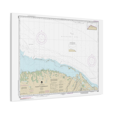 Bullen Pt to Brownlow Pt Arctic Coast Alaska Nautical Chart Framed ...