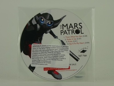THE MARS PATROL THAT'S WHAT YOU GET (D5) 4 Track Promo CD Single along ...