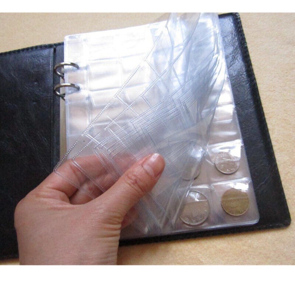 480Pieces Book Commemorative Album Coin Coins Storage Holder Book ...