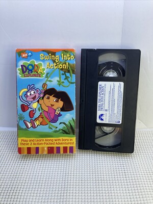 Dora the Explorer - Swing Into Action VHS 2001 Nick Jr Nickelodeon ...