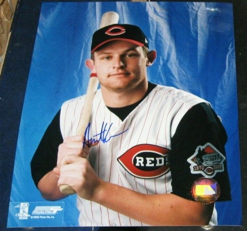 Austin Kearns Cincinnati Reds SIGNED AUTOGRAPHED Photo File 8x10 COA ...