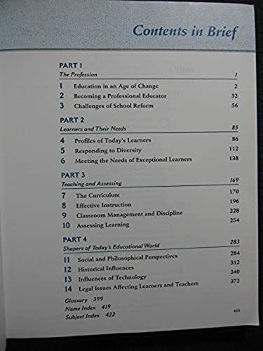 Teaching Today: An Introduction to Education (7th Edition) [May 16 ...