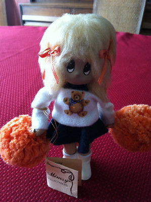 NWT Mimsy Collectable Girl Cheerleader Bear Honey Porcelain Doll ...