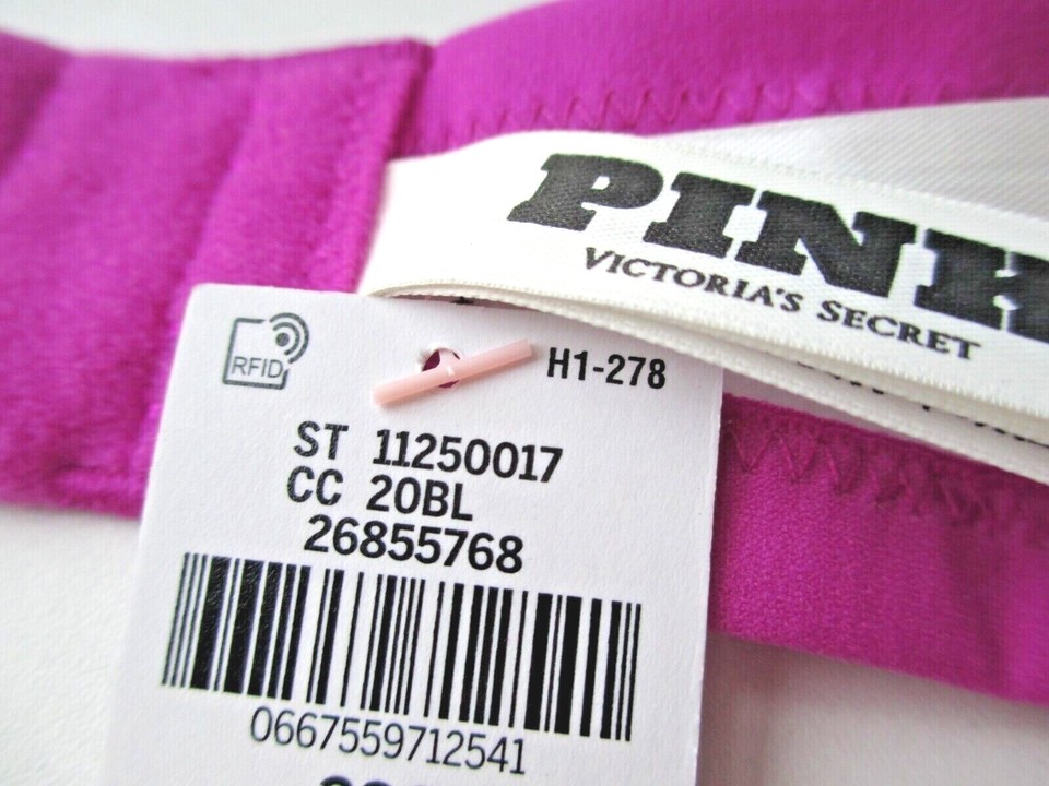 VICTORIA'S SECRET PINK Super Push-Up Bra NWT Purple 34B 34C 36B 36C ...