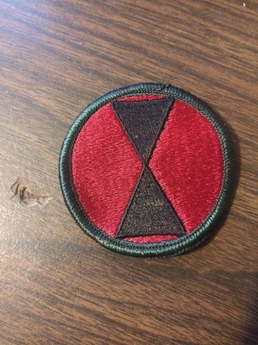 US Army 7th Infantry Division "Bayonet" Patch | eBay