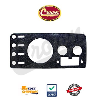 1976-1986 Jeep CJ CJ5 CJ7 CJ8 Crown Automotive OEM Dash Overlay Panel ...