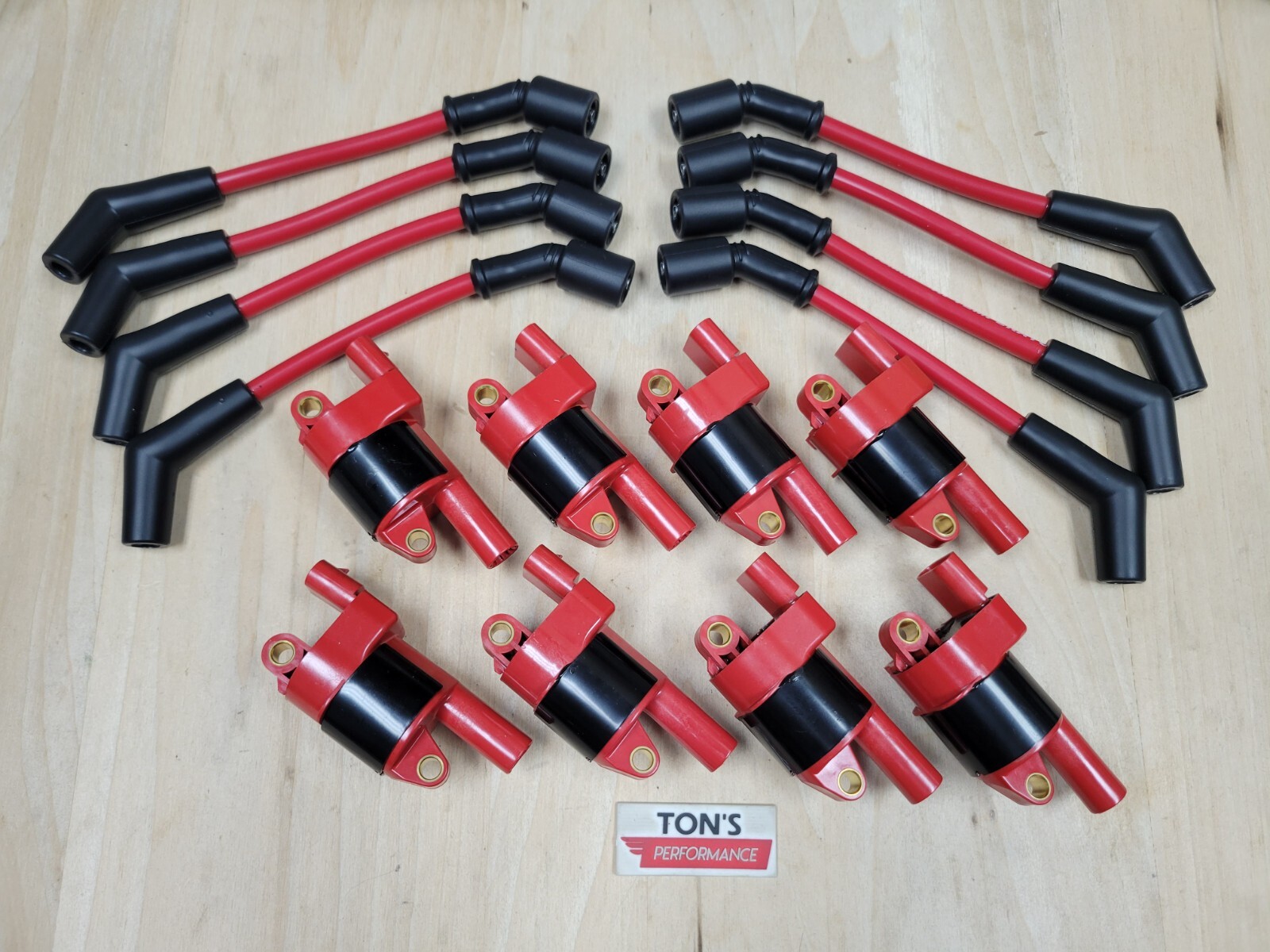 Ton's 10mm Spark Plug Wires & Ignition Coils GM LS3 LS7 LSX 4.8 5.3 6.0 ...
