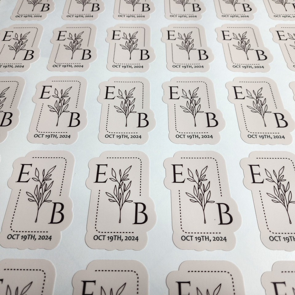 Custom Stickers Bulk Sheet Labels Vinyl Decals Circle Square Round ...
