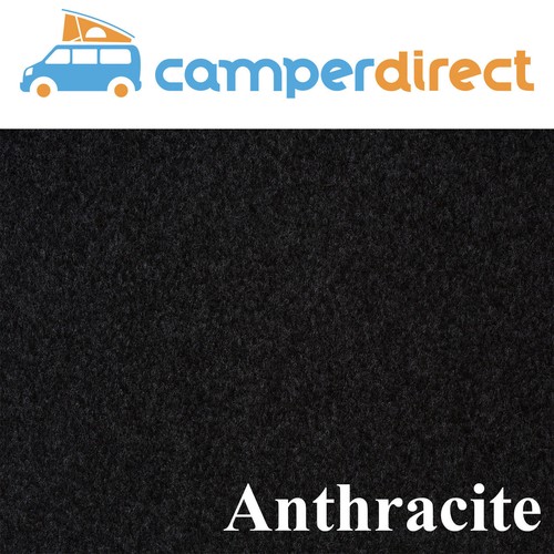 2m x 2m Anthracite Van Lining Carpet Kit 4 Way Stretch + 2 Tins High ...