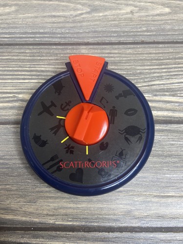 Vtg Milton Bradley 1988 Scattergories Blue Red Timer Replacement Part ...
