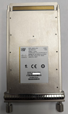 Cisco CFP-100G-LR4 V02 | 100GBASE-LR4 1310 nm SMF | IPUIBWTRAB | 10 ...
