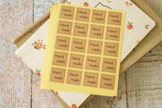 DARK BROWN KRAFT PAPER A4 SELF ADHESIVE, STICKY, STICKER LABELS INKJET ...