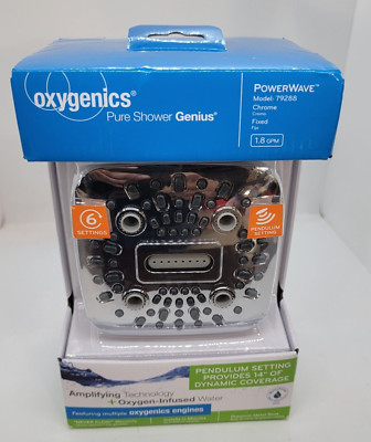Oxygenics Pure Shower Head Genius POWERWAVE Model 79268 | eBay