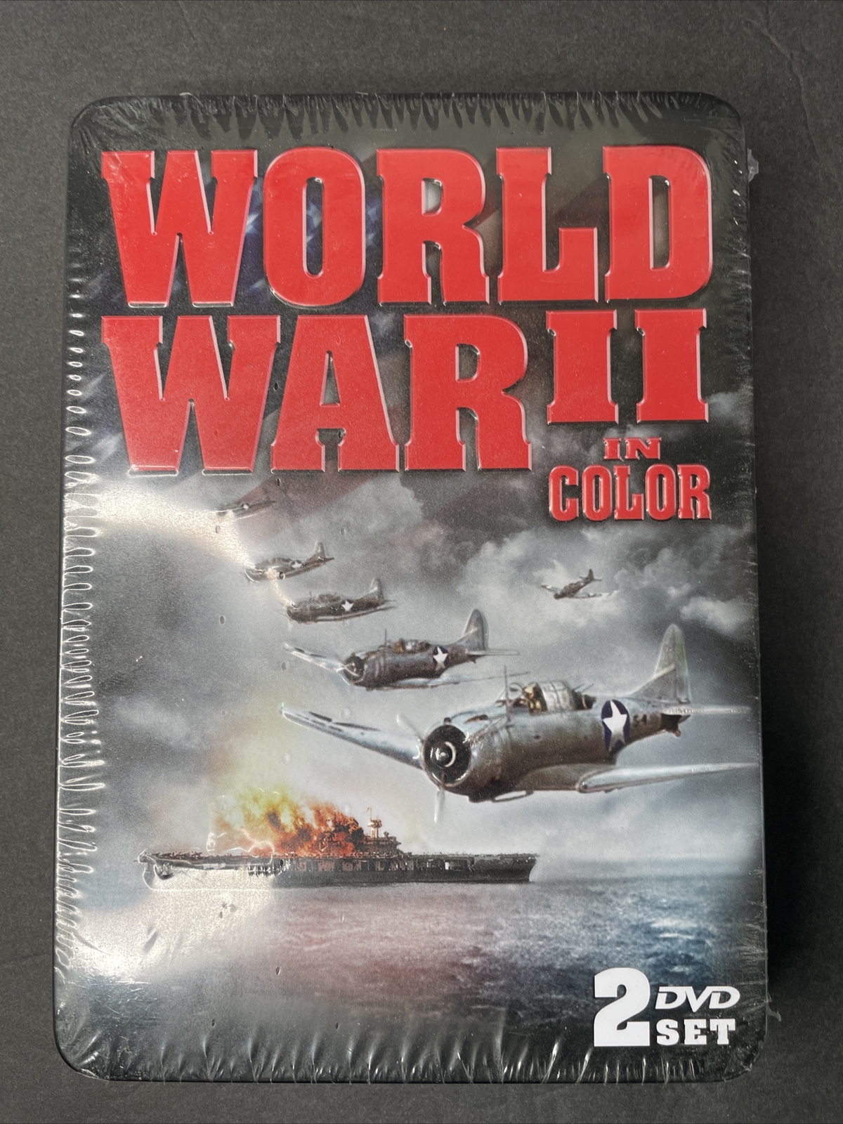 World War 2 In Color 2-Disc DVD Set in Tin Memphis Belle Midway NEW ...