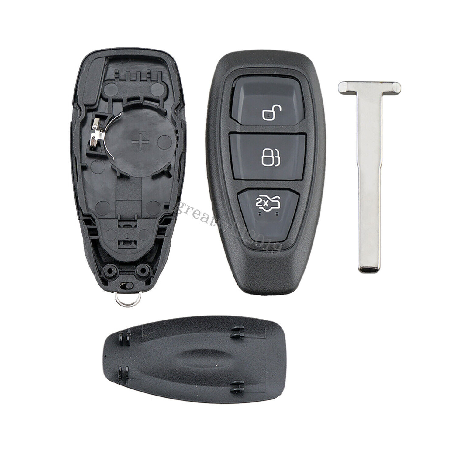 3 Button Car Smart Key Fob Case Cover For Ford Fiesta Focus Mondeo C ...