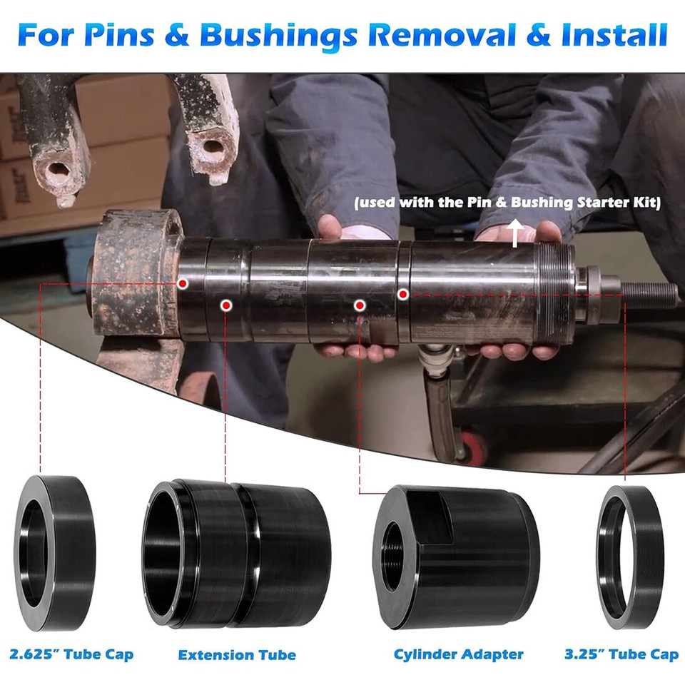 15030 Leaf Spring Pin Bushing Adapter Service Kit Remover Installer ...