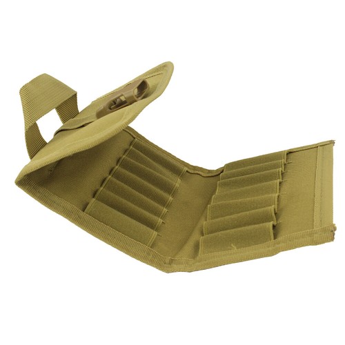 Tactical MOLLE 14Rounds Rifle Shell Holder Foldable Ammo Carrier Pouch ...
