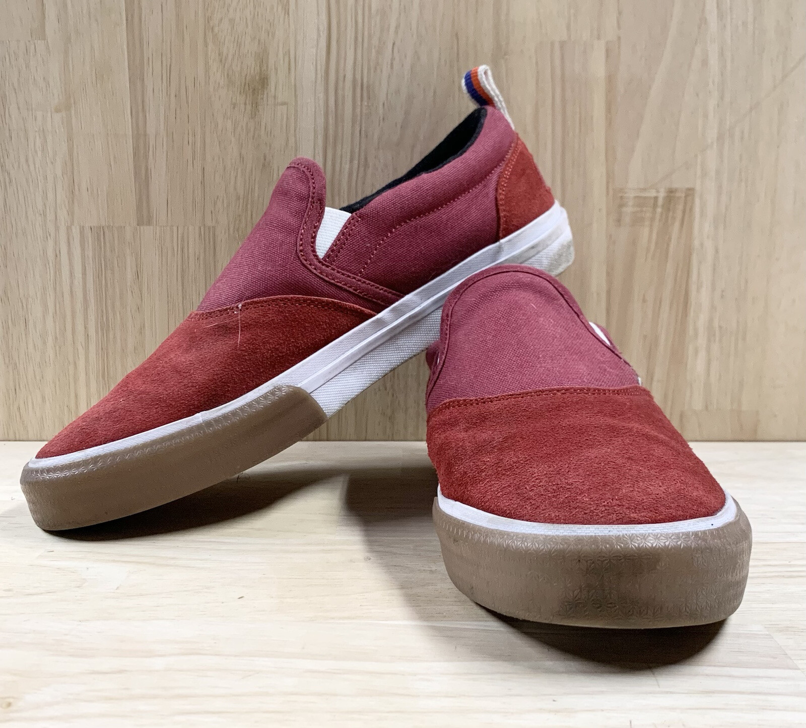 Axion Footwear Rue Slip On Mens RU002 Skate Shoes Red Size 9 | eBay