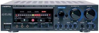 VocoPro DA-9800 RV 600W Professional Digital Key Control Mixing ...