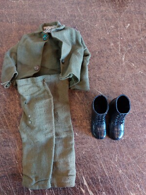 GI Joe 12” Green uniform clothing lot shirt pants boots TM R Tag | eBay