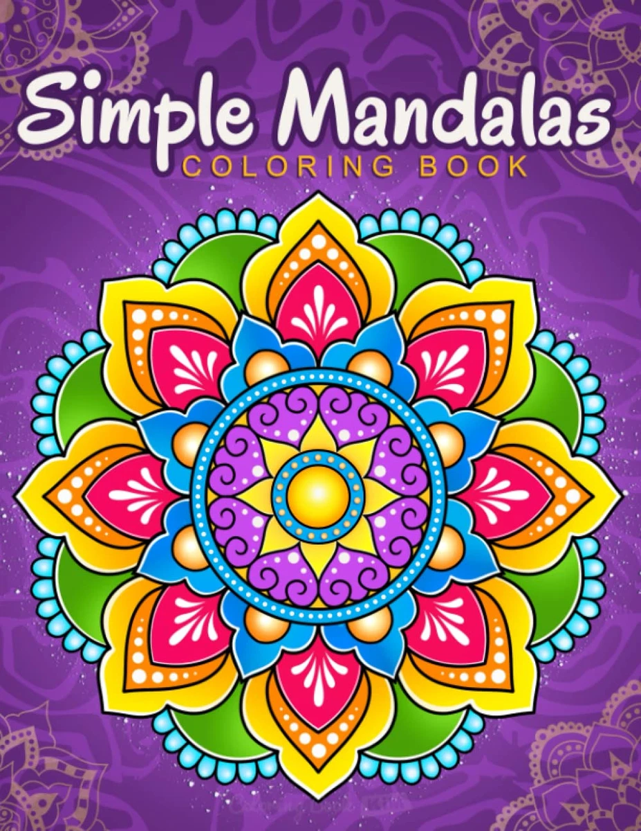 Simple Mandalas Coloring Pages
