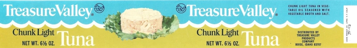 Tuna Can Label