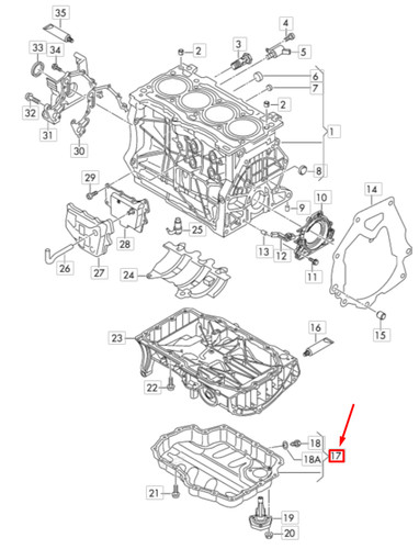 NEU VOLKSWAGEN GOLF 5G MK7 MOTORÖL SUMP PAN 04E103600J ORIGINAL | eBay