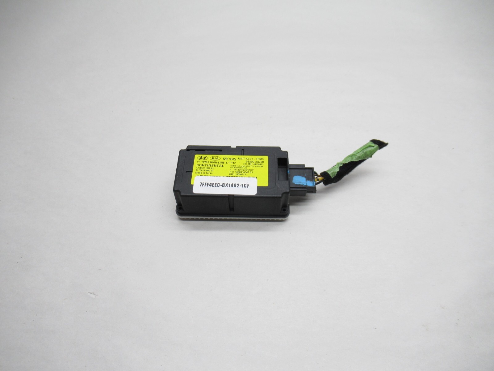 2014 HYUNDAI SONATA TPMS TIRE PRESSURE CONTROL MODULE 95800-3Q700 OEM ...