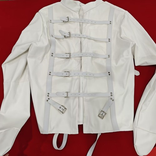 Asylum Straight Jacket Costume Body Harness Straight Jacket Armbinder ...