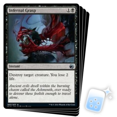 INFERNAL GRASP X4 Innistrad: Midnight Hunt MID Magic MTG MINT CARD | eBay