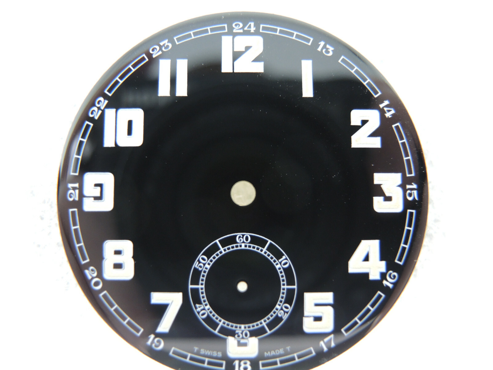 Neutrales Unitas 6498 Zifferblatt, Ø 42 mm, watch dial, Swiss Made ...