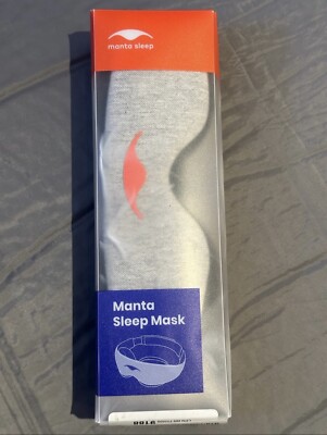 Manta Sleep Mask 100% Light Blocking Eye Mask Zero Eye Pressure ...