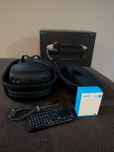 Microsoft HoloLens 2 Industrial Edition Black VR Headset w/ Case ...
