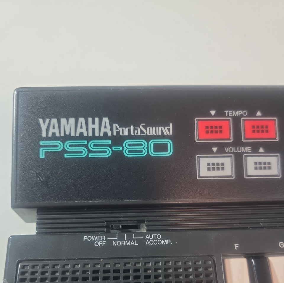 VINTAGE Yamaha PortaSound PSS-80 32 Mini-Key Keyboard Digital ...