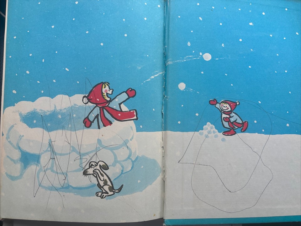 Snow Beginner Books Roy McKie P.D. Eastman 1962 HC Vintage Dr Seuss ...
