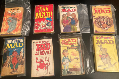 Look... Big Lot of *16* 1960s/1970s MAD Paperbacks—See Pix for Titles ...