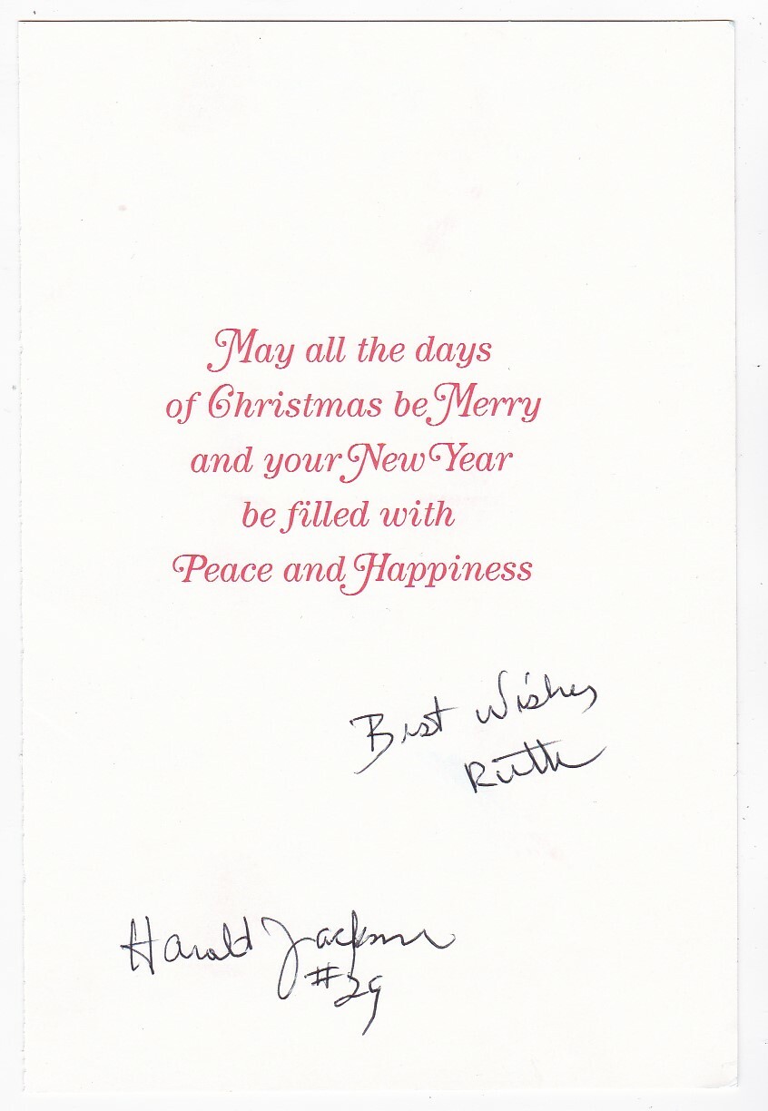 HAROLD JACKSON LOS ANGELES RAMS SIGNED BIRTHDAY CARD "RARE" | eBay