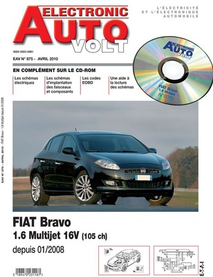 BRAVO 08- 1.6 MULTIJET -Revue Technique Electronic Auto Volt FIAT Etat - NEUVE | eBay