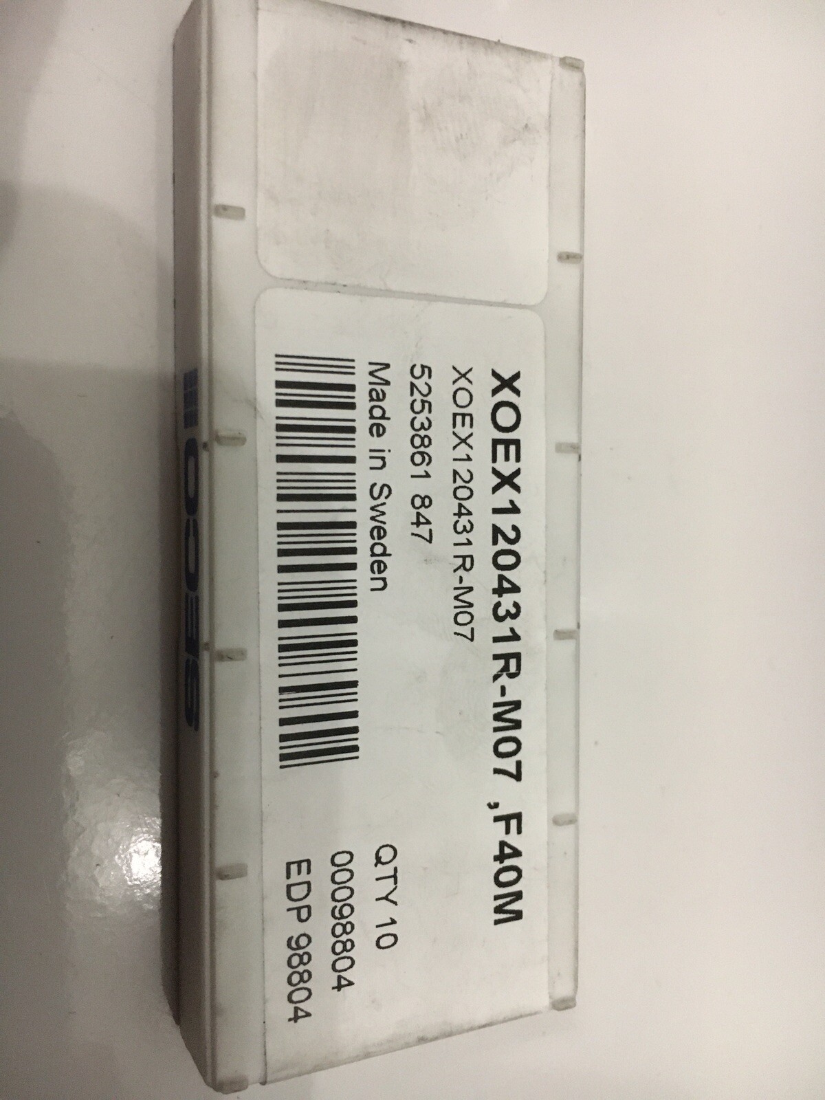 seco XOEX 120431R-M07 , F40M | eBay