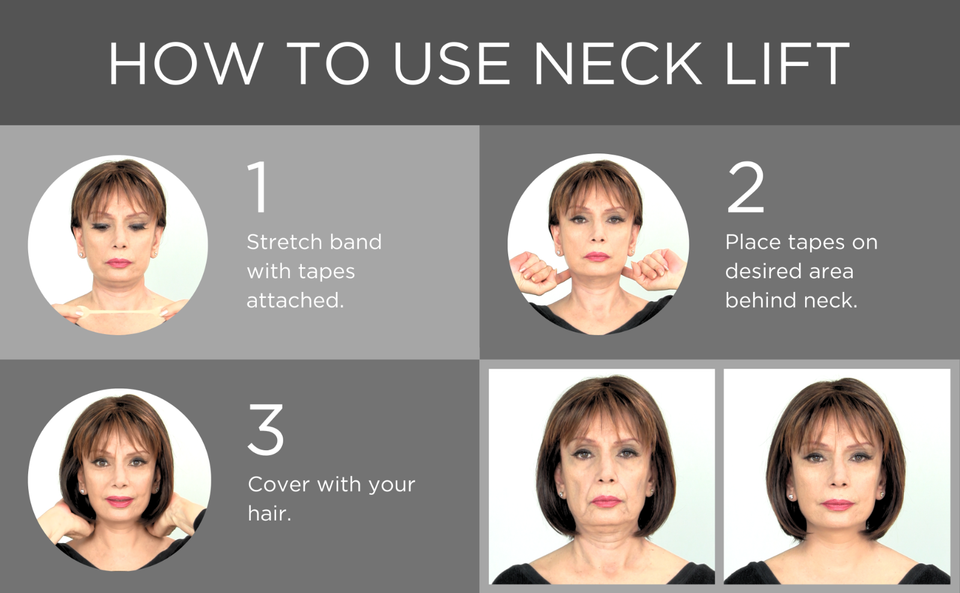 **3 Pack Special** Ultra Secret Lift Pro - Instant Neck Lift Pre ...