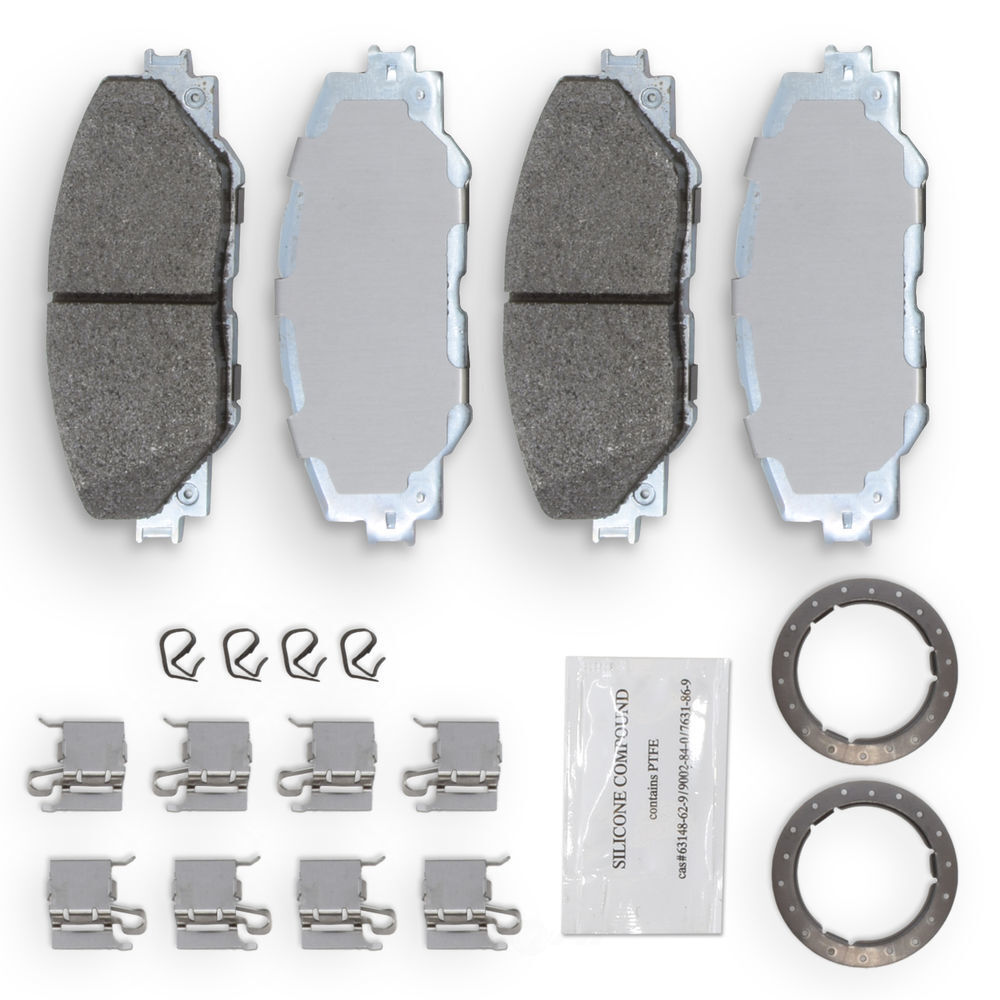 Disc Brake Pad Set-Premium Galvanized Disc Brake Pads NRS Brakes NS1211 ...
